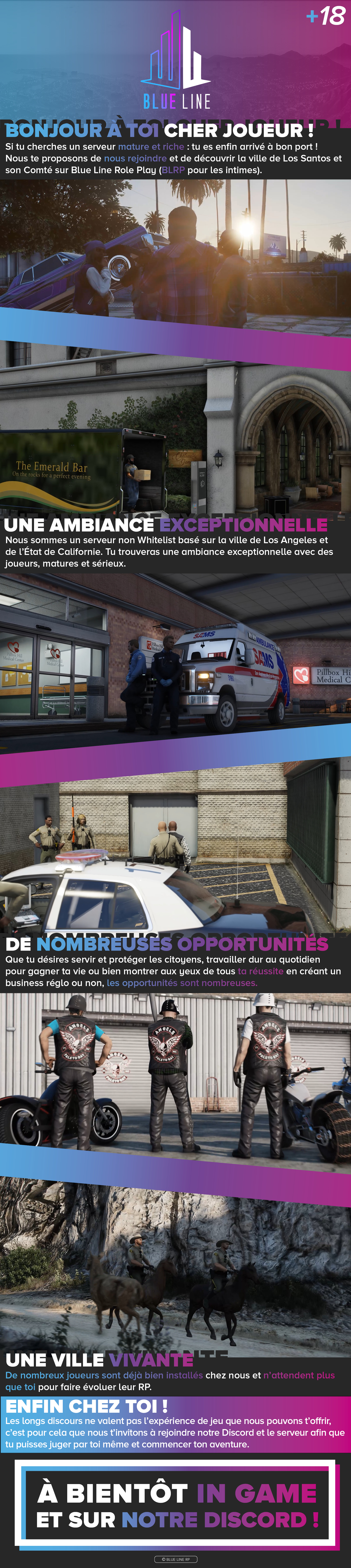 Blue Line RolePlay by BLRP - Serveur GTA